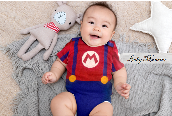Estilo y Magia con el Body Mario Bros para Bebés