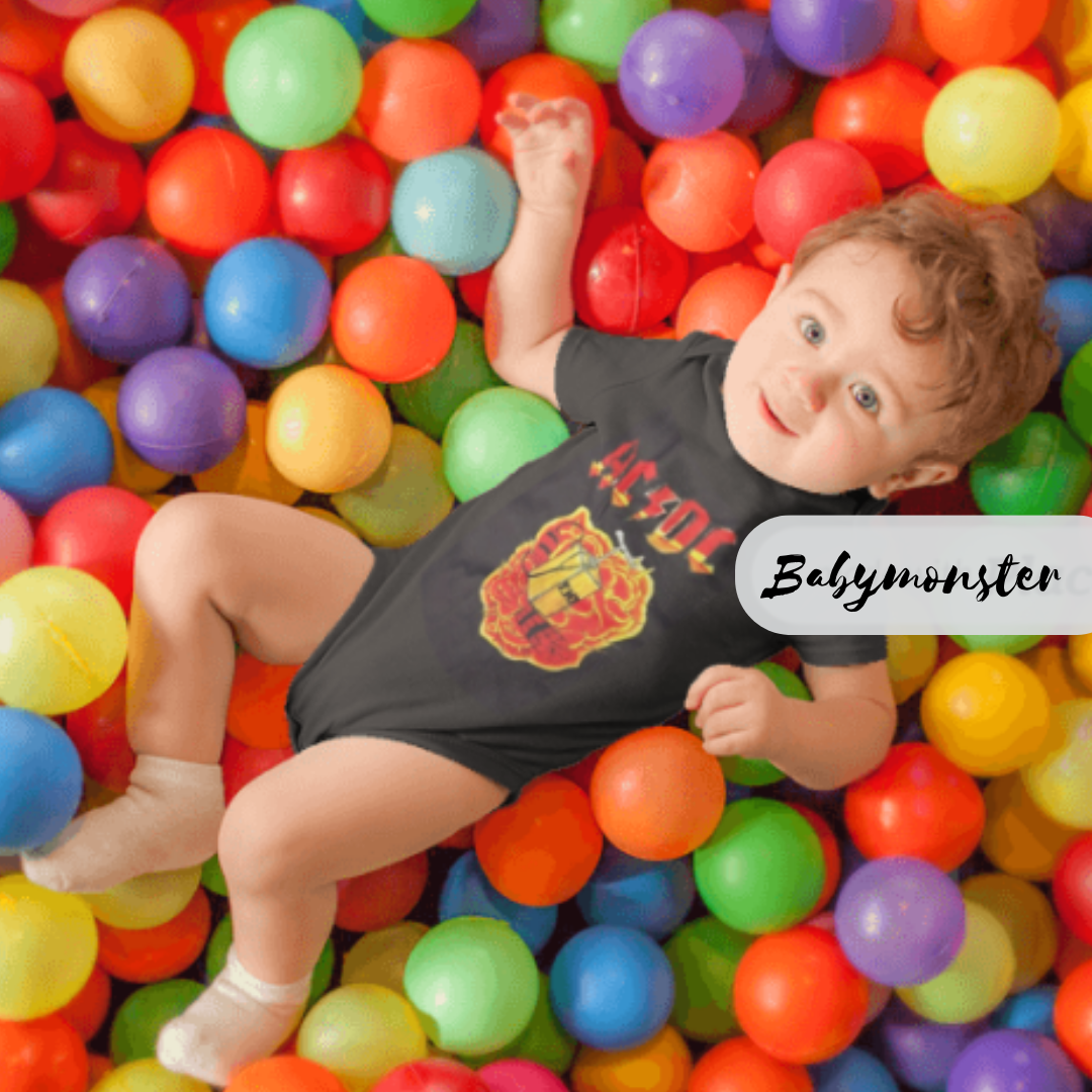 Body Bebé AC/DC TNT Diseño Kids - ¡Estilo y Originalidad!