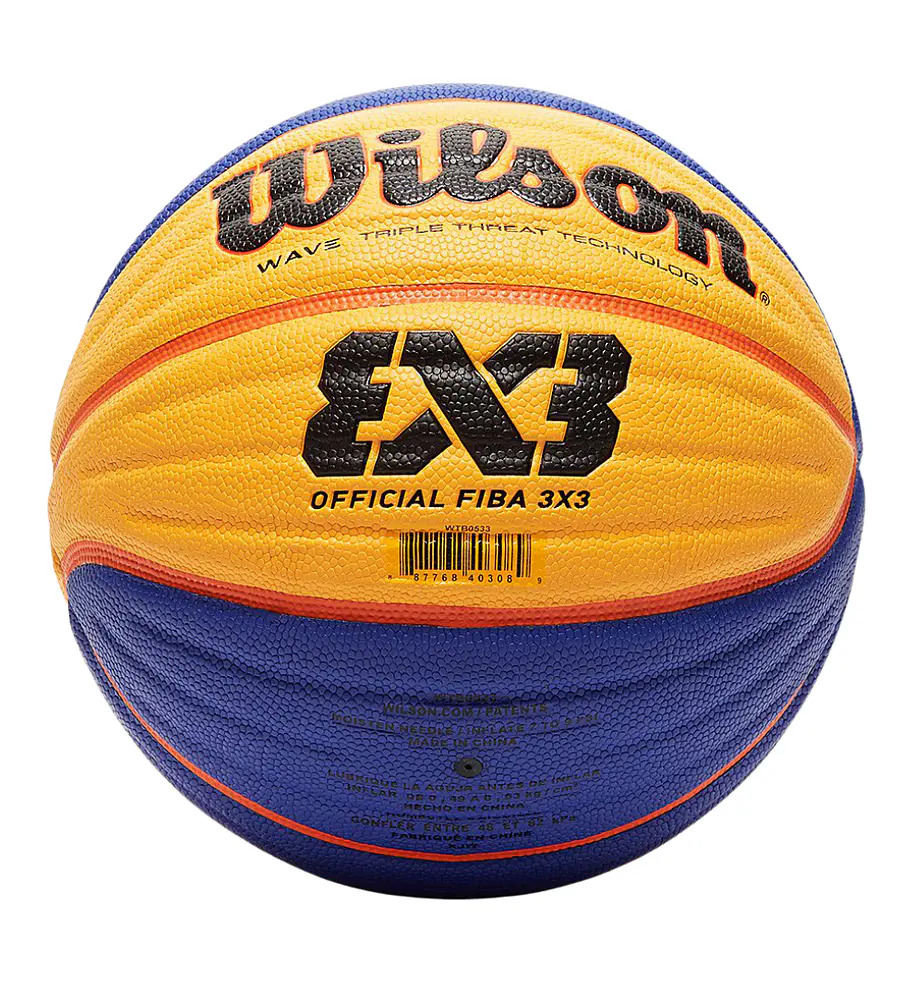 Balón Basketball Wilson FIBA 3x3 Game Pelota Tamaño 6
