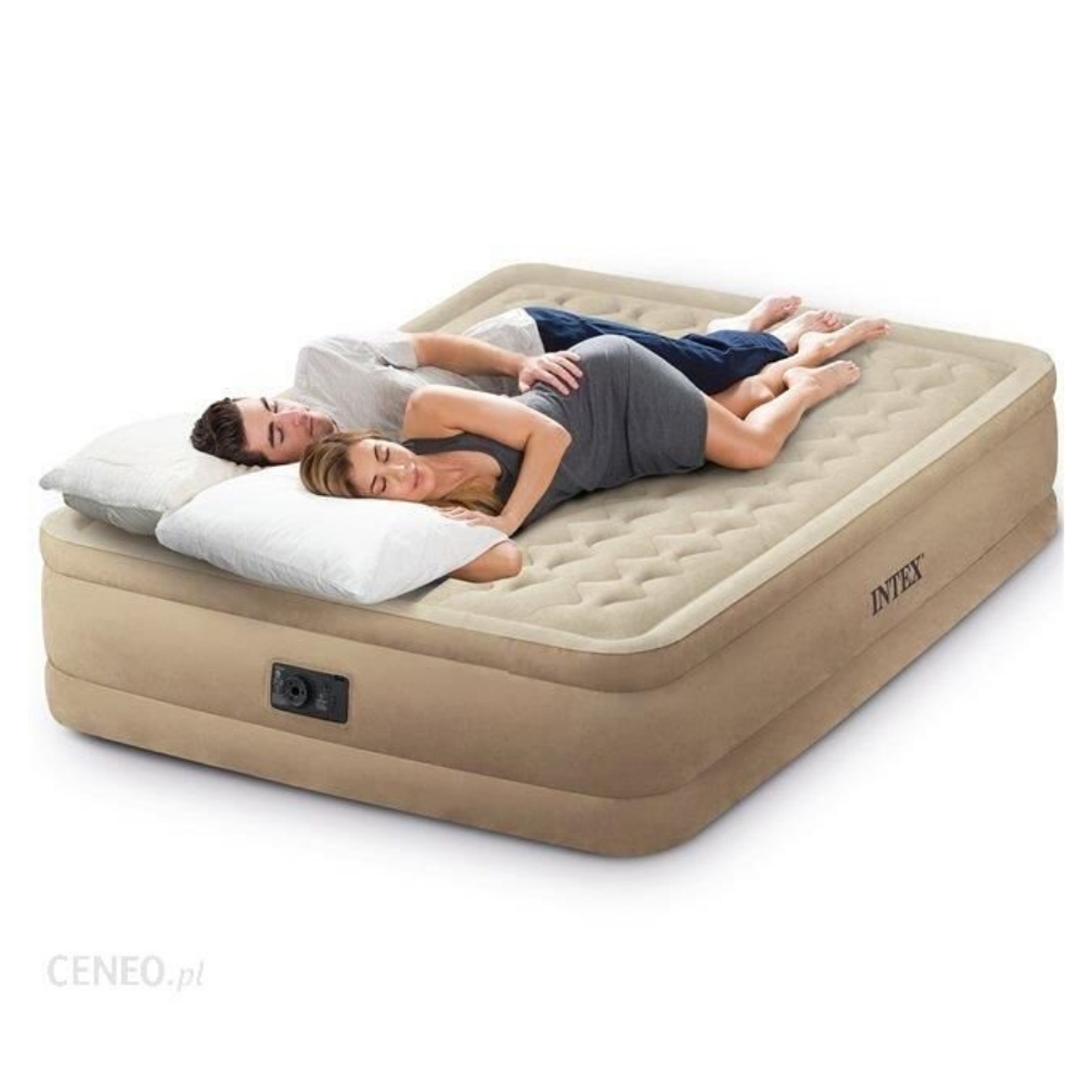 Colchón Inflable Eléctrico Intex 2 Plazas 152x203x46 Cm U...