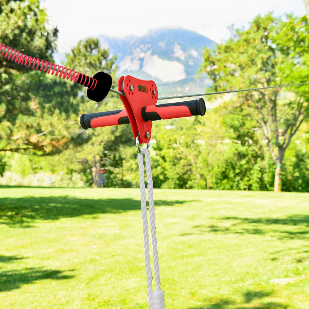 Kit Tirolesa 27 m con Freno Slackers Eagle Zipline 90 Ft....