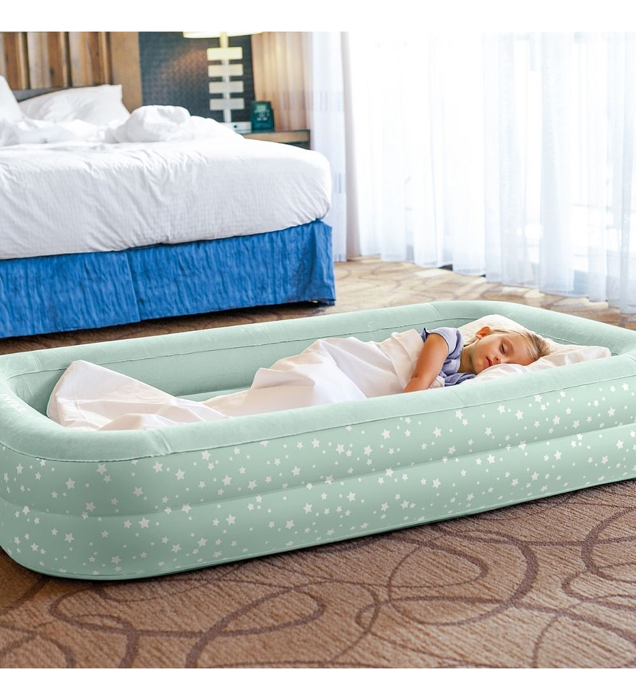Colchón Inflable Intex 1 Plaza Niño 107x168x25 Cm Kidz Tr...