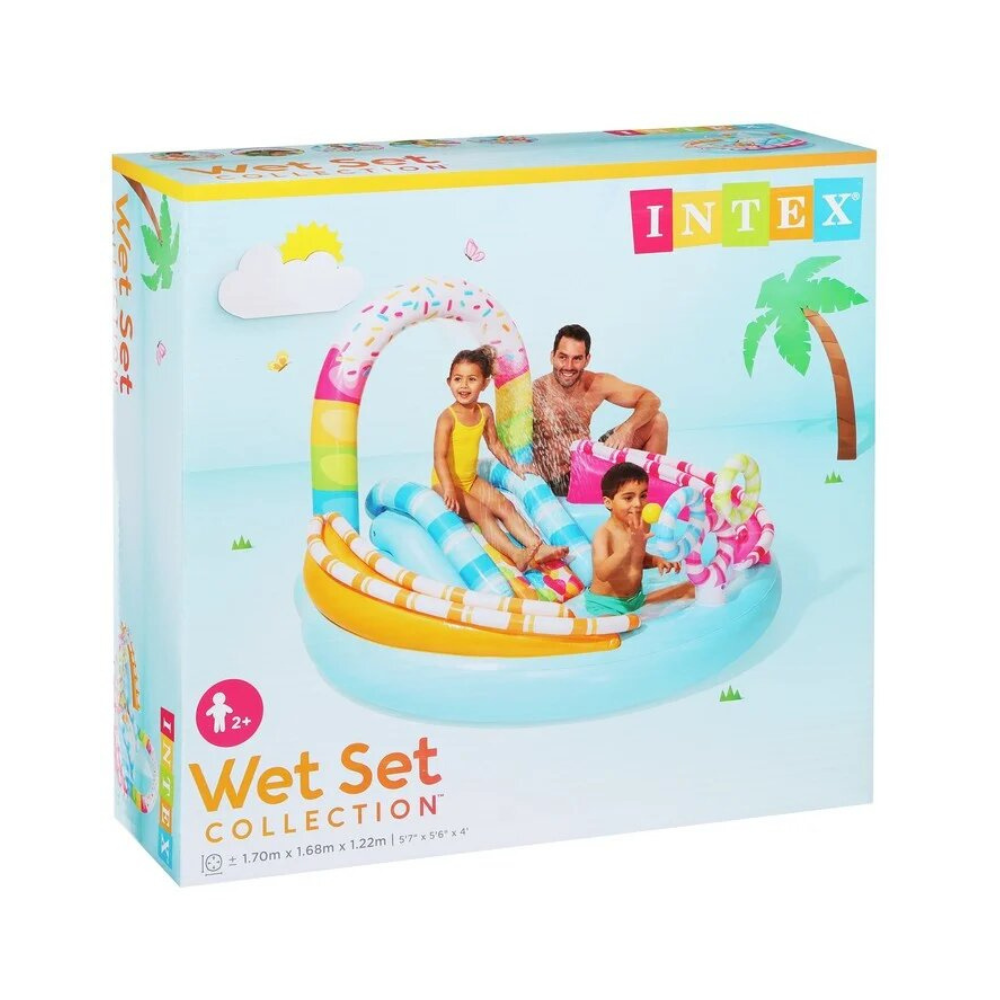 Centro de Actividad Inflable Intex Dulces Candy Fun