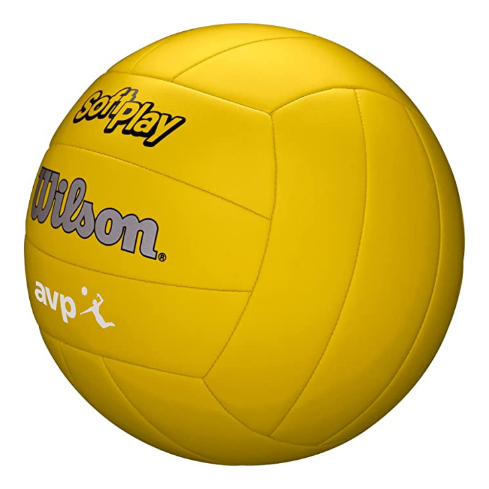 Balón Volleyball Wilson Soft Play AVP Tamaño 5 Amarillo