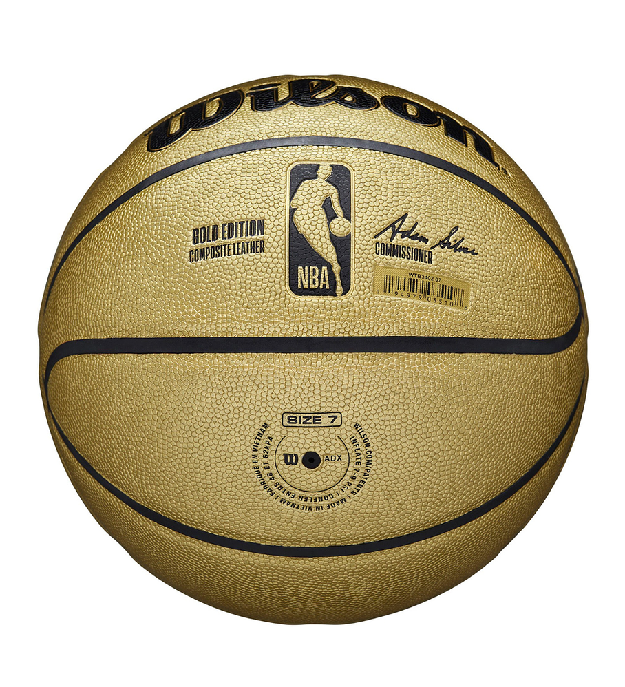 Balón Basketball Wilson NBA Commemorative Gold Edition Ta...