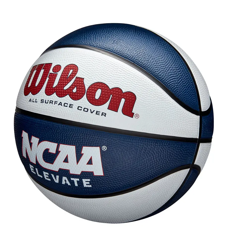 Balón Basketball Wilson NCAA Elevate Tamaño 7 Azul Blanco