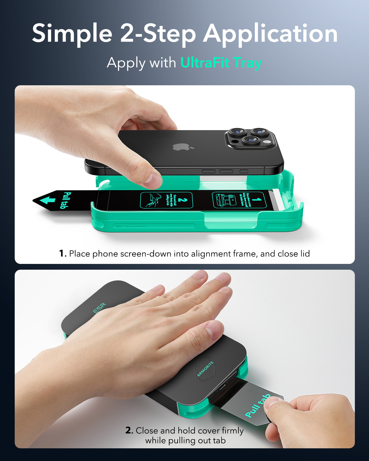 Mica Vidrio ESR Armorite iPhone 16 Pro / 16 Pro Max | Banana Tienda