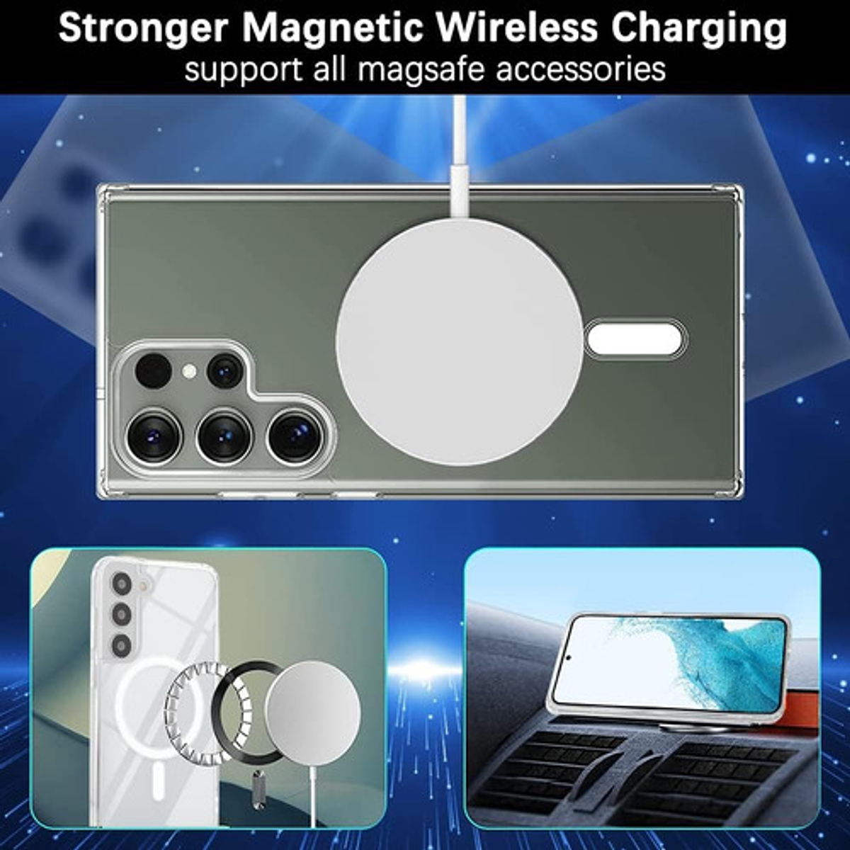 Carcasa Magsafe Para S25 Ultra Anti Golpes | Banana Tienda