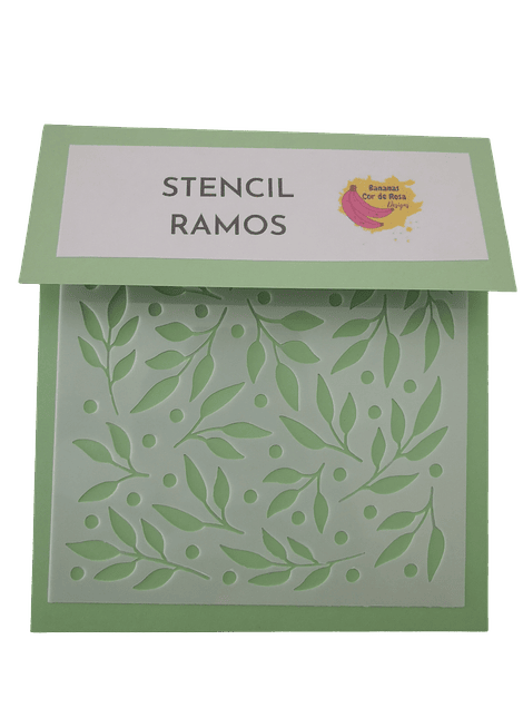 Stencil folhas