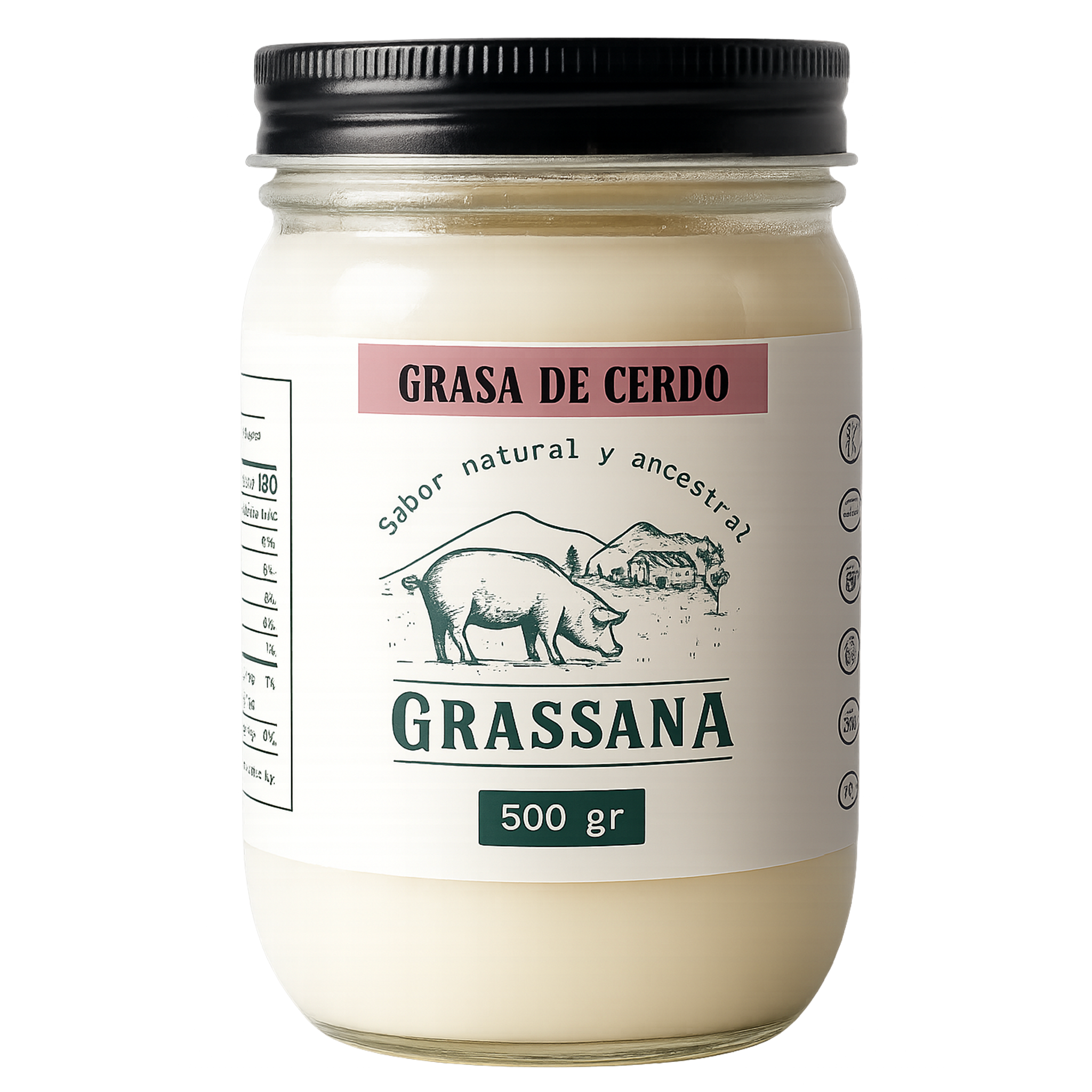 Manteca de cerdo Grassana