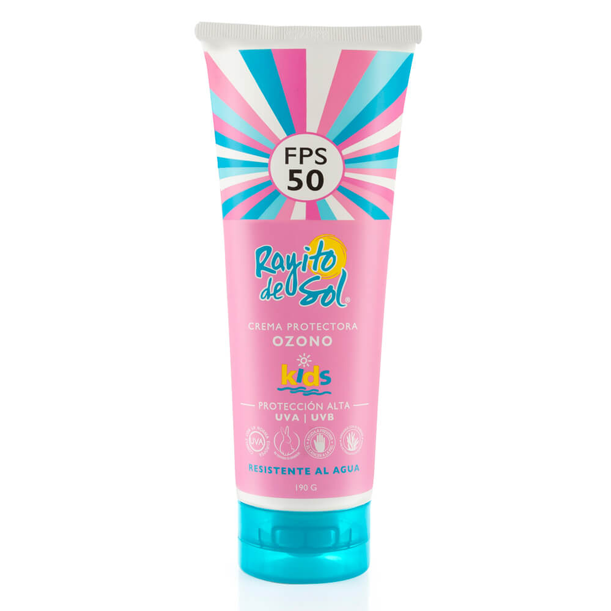 Crema Protectora Ozono Fps 50 Kids 190g Rayito De Sol - PETR