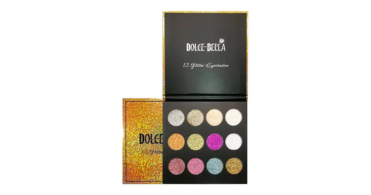 Paleta de Glitter x12 Colores - DOLCE BELLA
