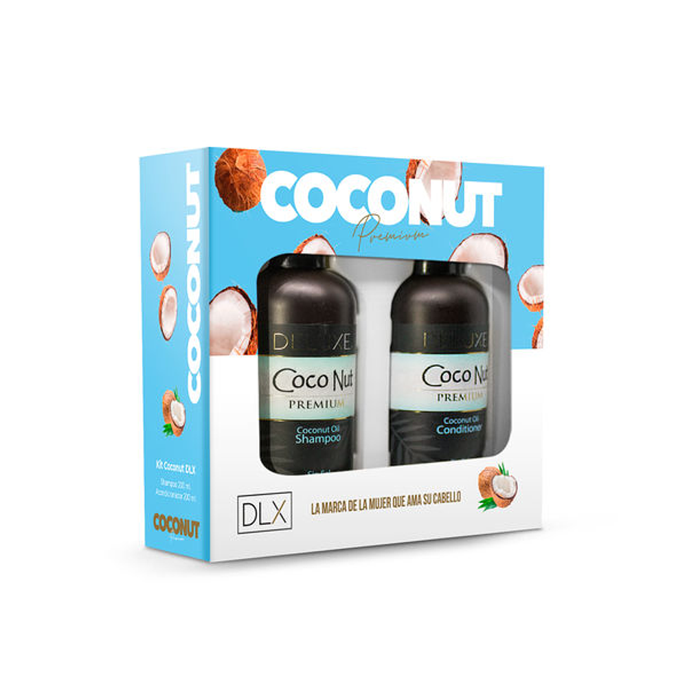 Pack Coconut Shampoo 200 ml + Acond 200 ml - DELUXE ($2.990
