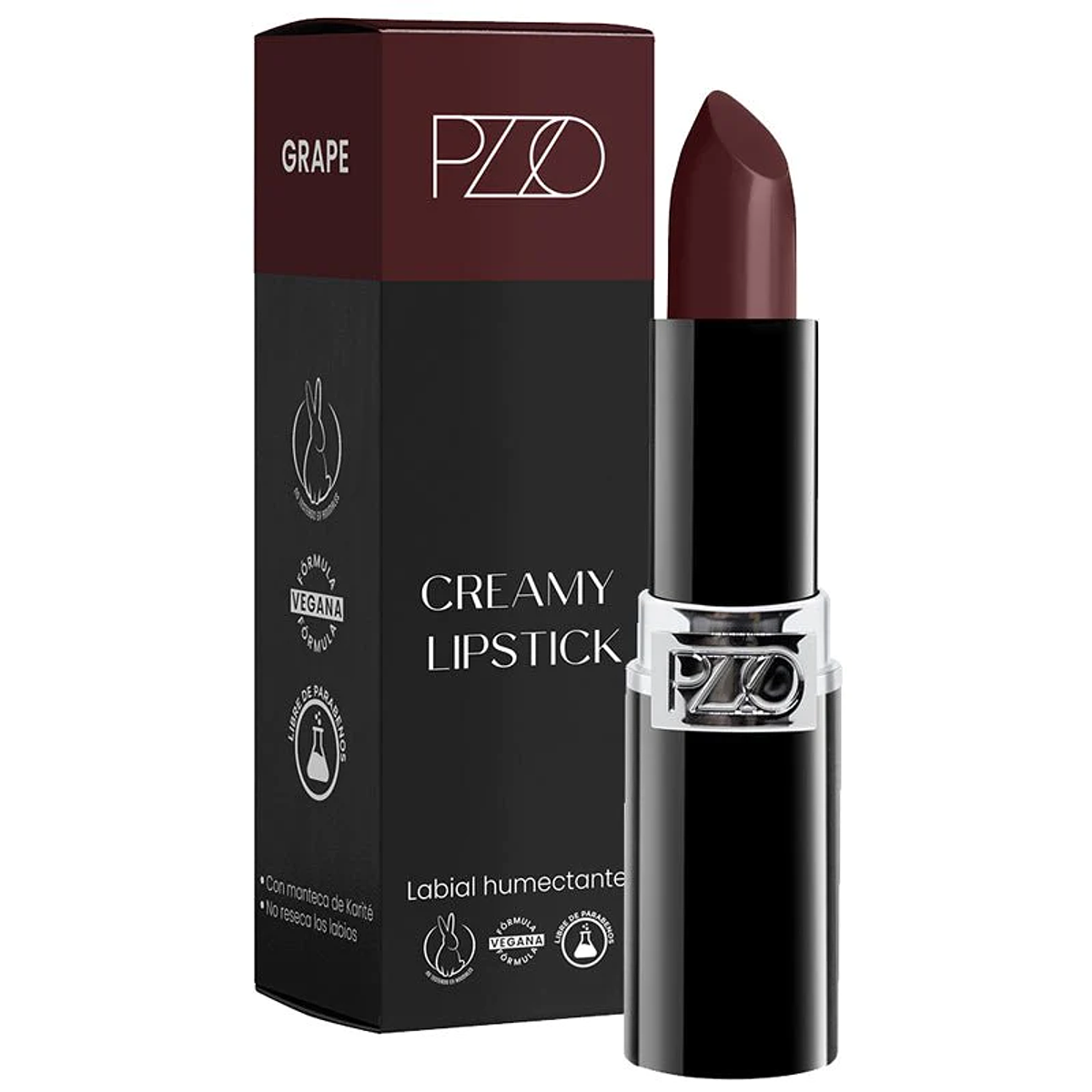 Labial Humectante Creamy Lipstick Grape - PETRIZZIO