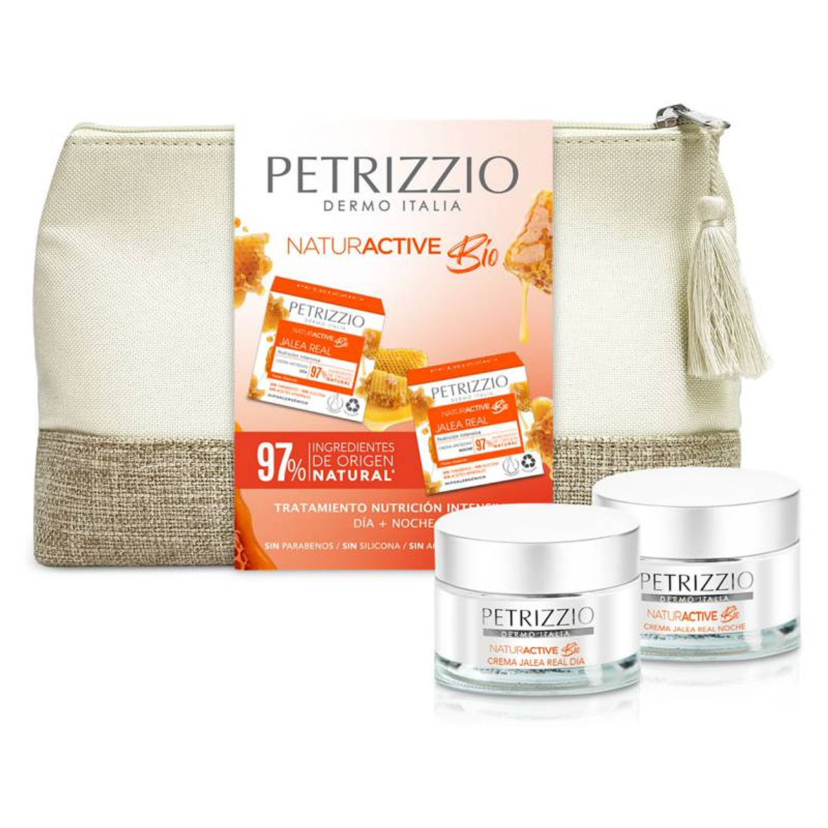 Set de Cremas Jalea Real Naturactive Bio + Cartera - PETRIZZ