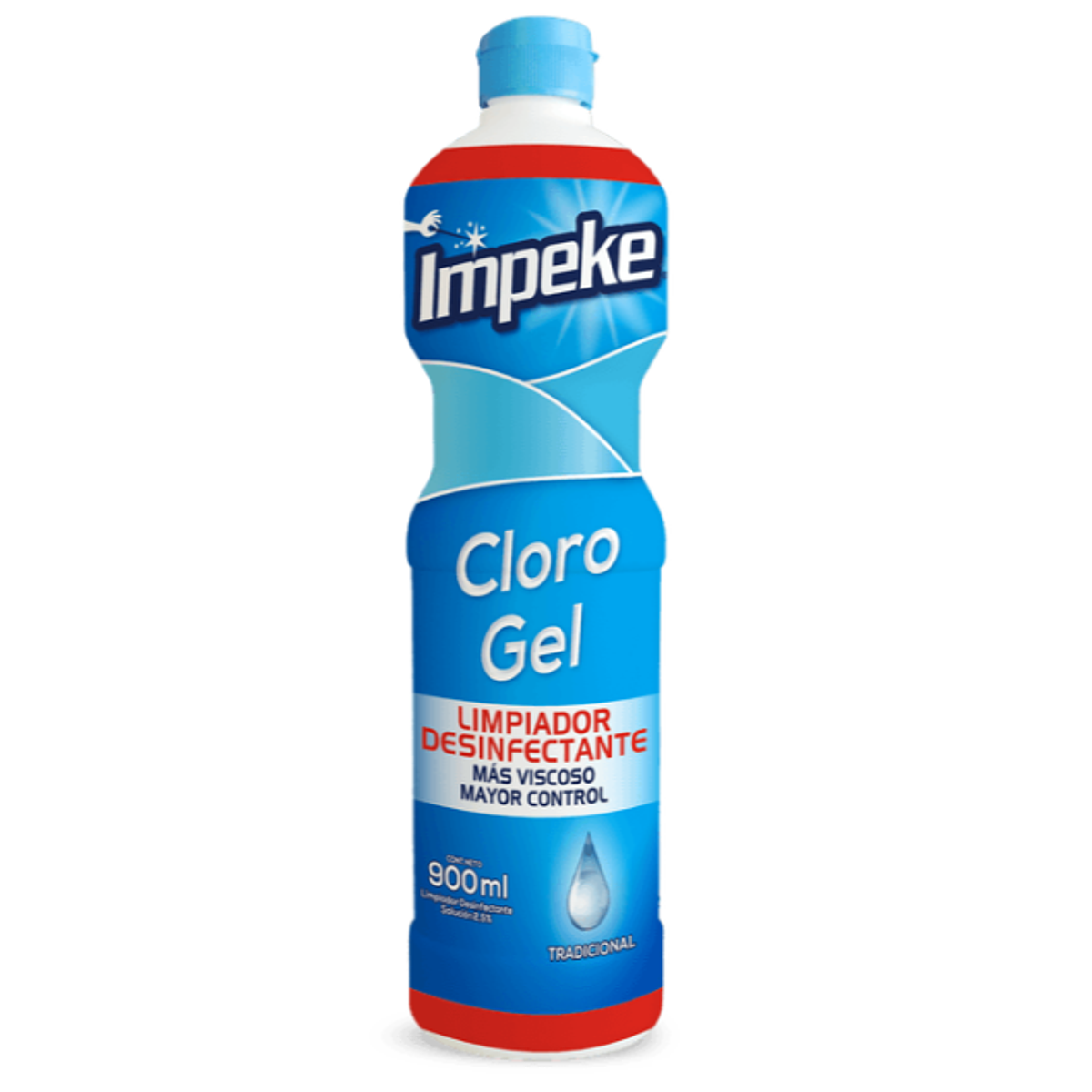 Cloro Gel Tradicional 900ml - IMPEKE