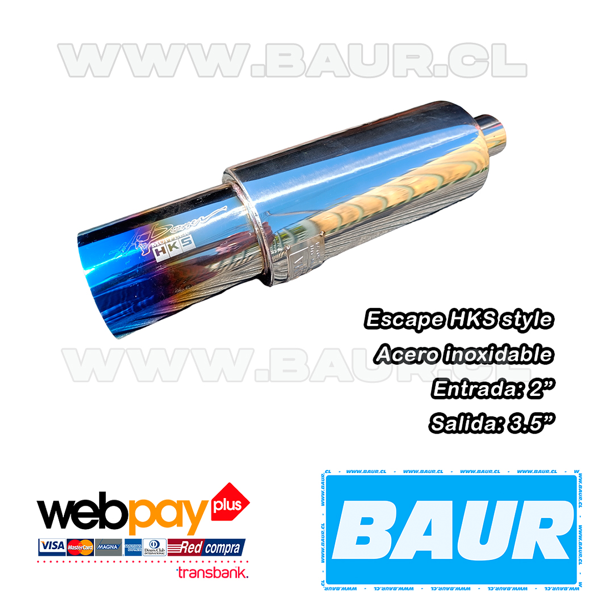 Escape HKS - Pequeño