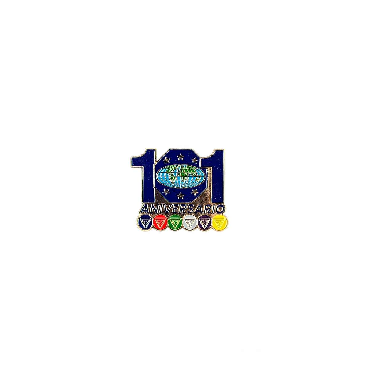 Pin 101 años aniversario GM
