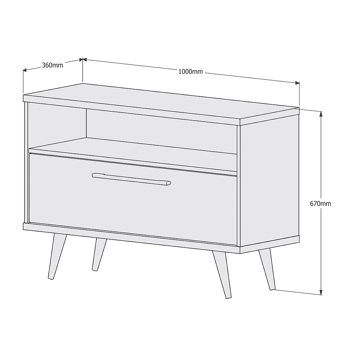 Rack Tv Be Perla Caramelo