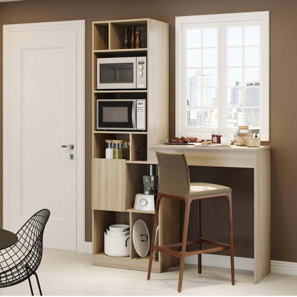 Estante Mesa 1001 Smart Beige