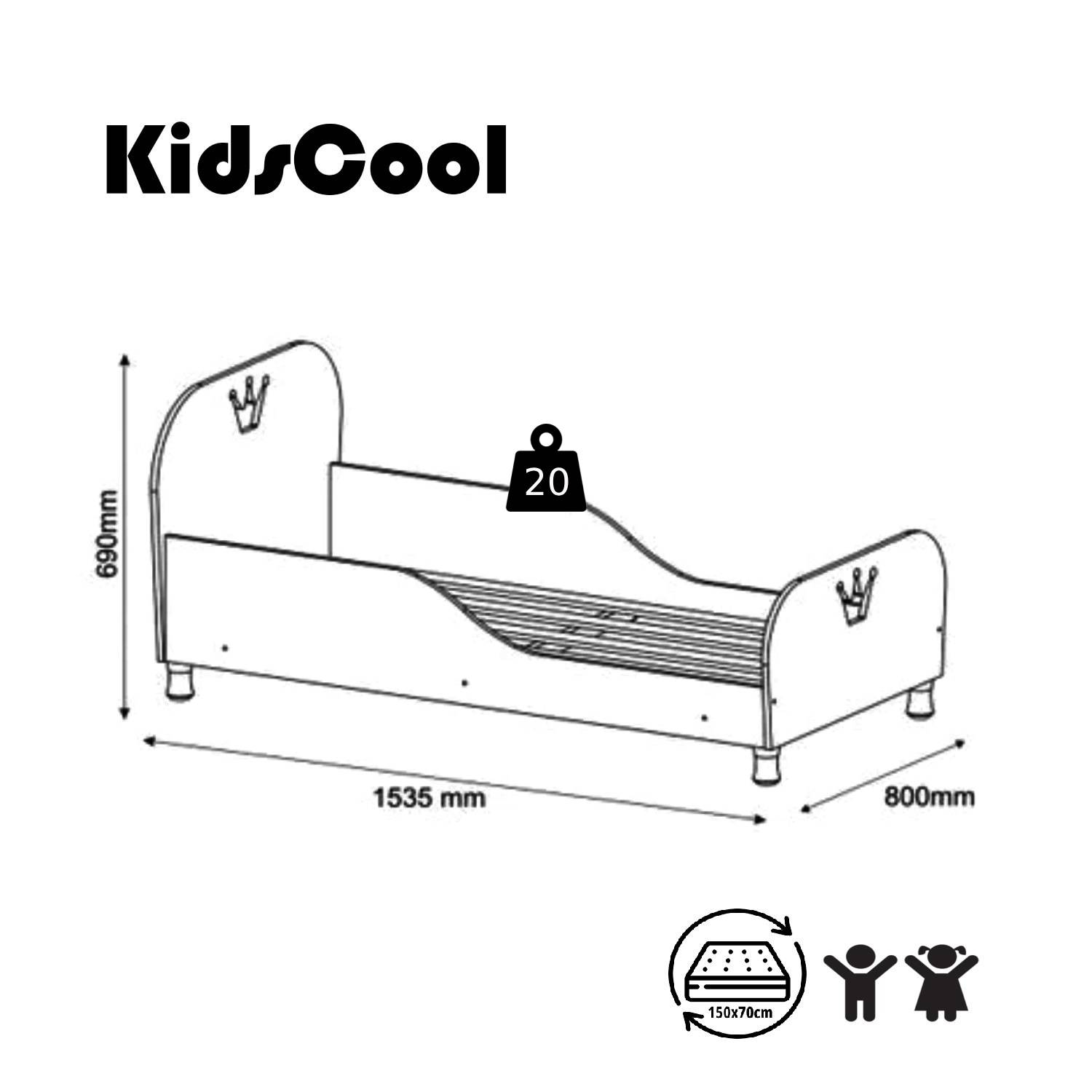 Mini Cama Transición Princesa