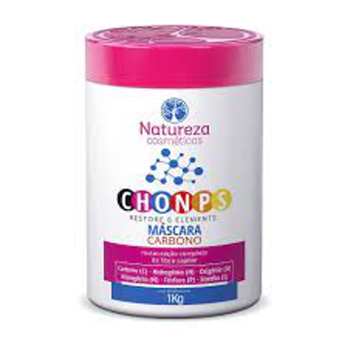 Маска Carbono Chonps 1 Kg - Natureza Cosméticos