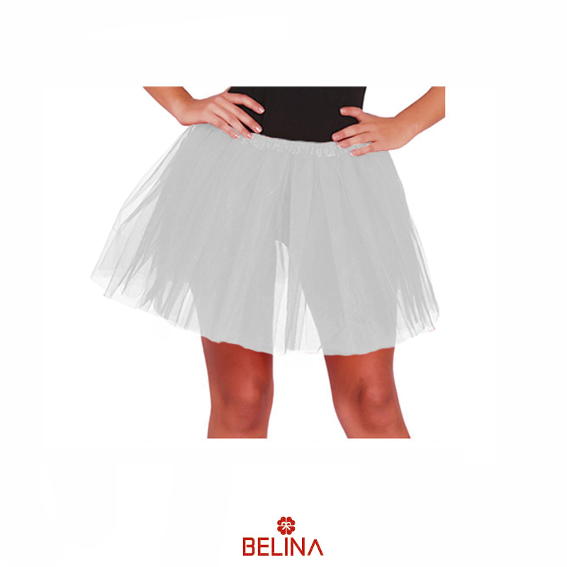 Tutu 30cm Blanco - Belina Cotillón