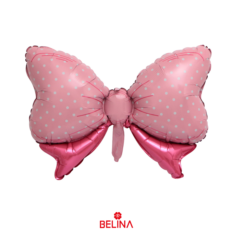 Globo Metalico Lazo Rosa 60x90cm - Belina Cotillón