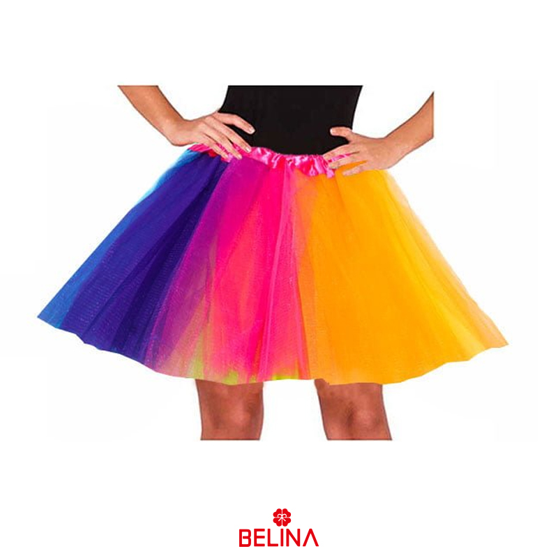 Tutu De Colores 40cm - Belina Cotillón