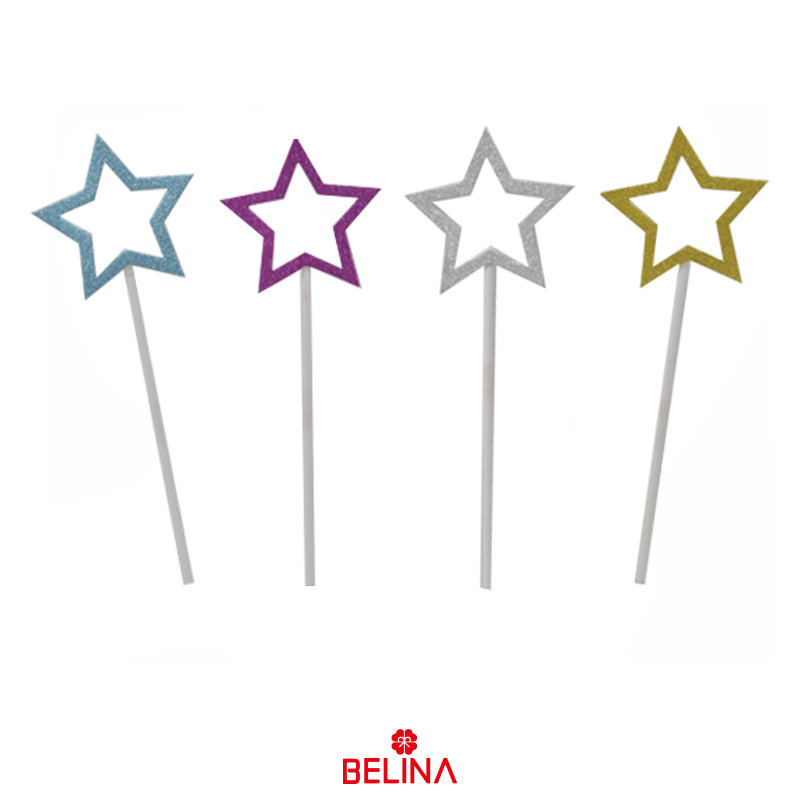 Topper Para Torta Estrellas - Belina Cotillón