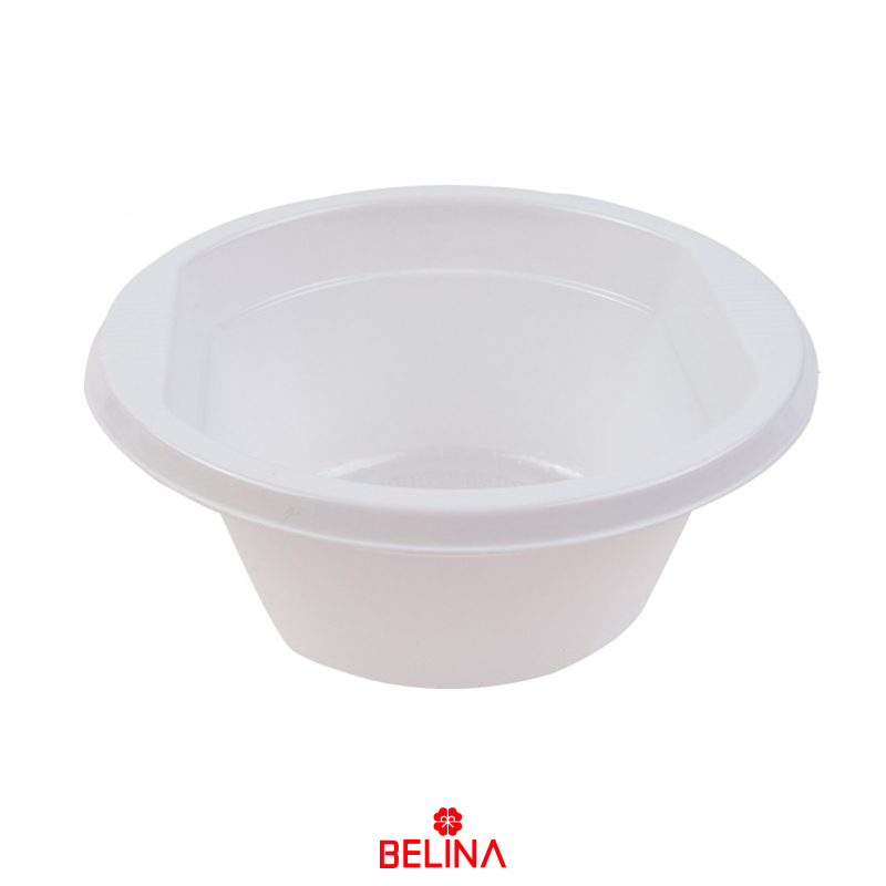 Mini tazon plastico blanco 250ml 10un – Belina Cotillon