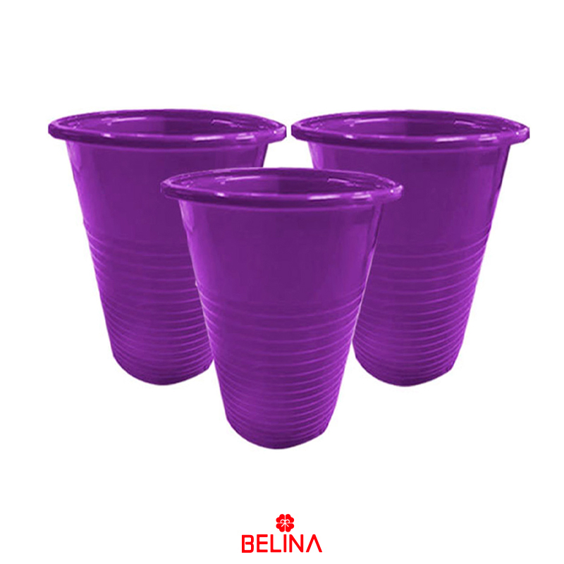 Vaso plástico morado 200ml – Belina Cotillon