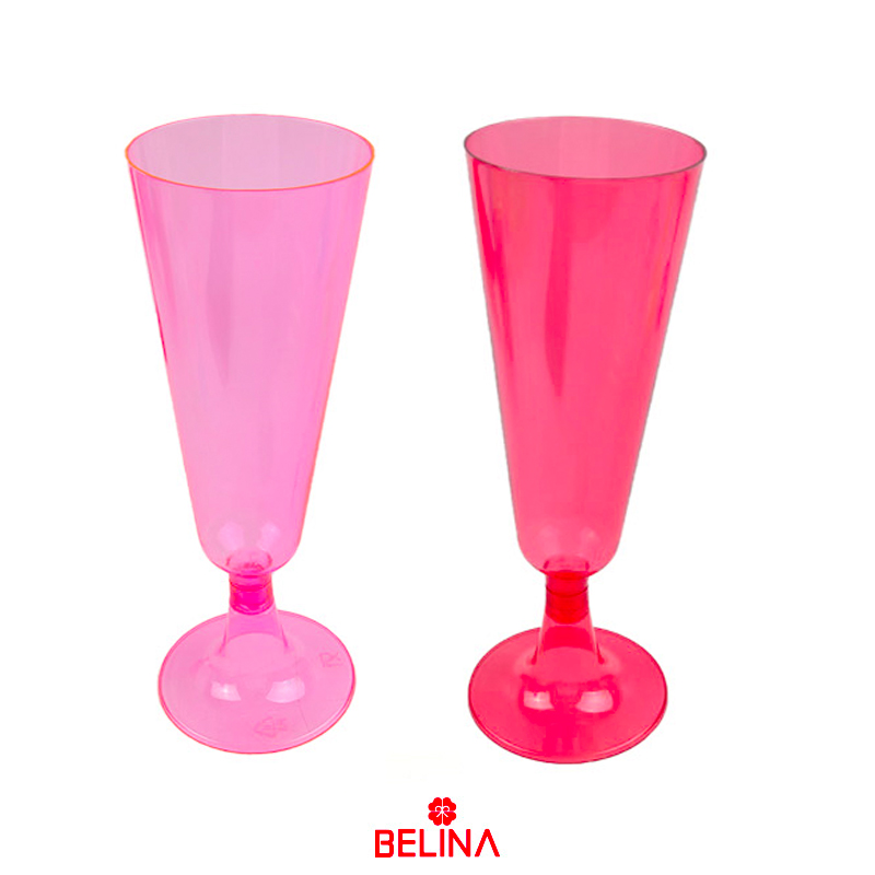 Copas plásticas de Champagne 5x6x16cm - Belina Cotillón