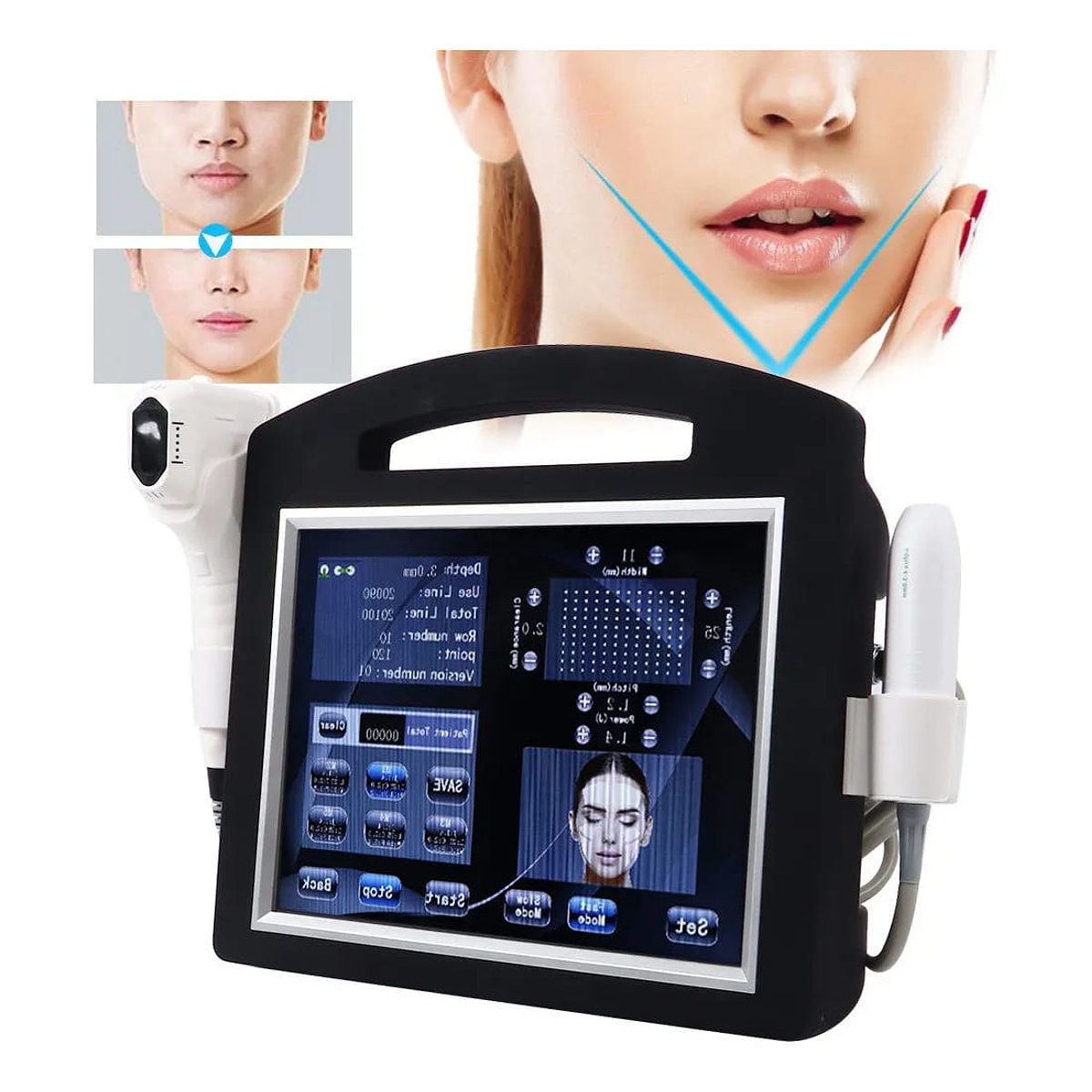 Equipo HIFU 4D - 2 en 1 Facial y Corporal