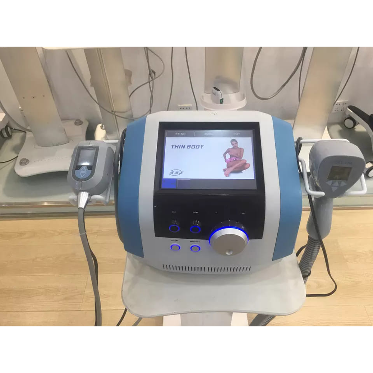 Equipo RF Monopolar con Ultrasonido (simultáneo) de Mesa