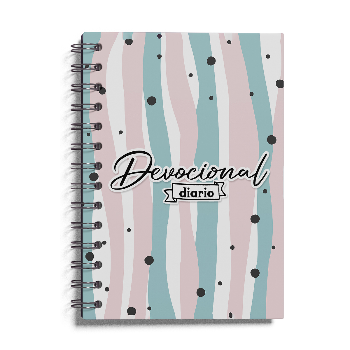 Cuaderno Devocional Puntos Pastel
