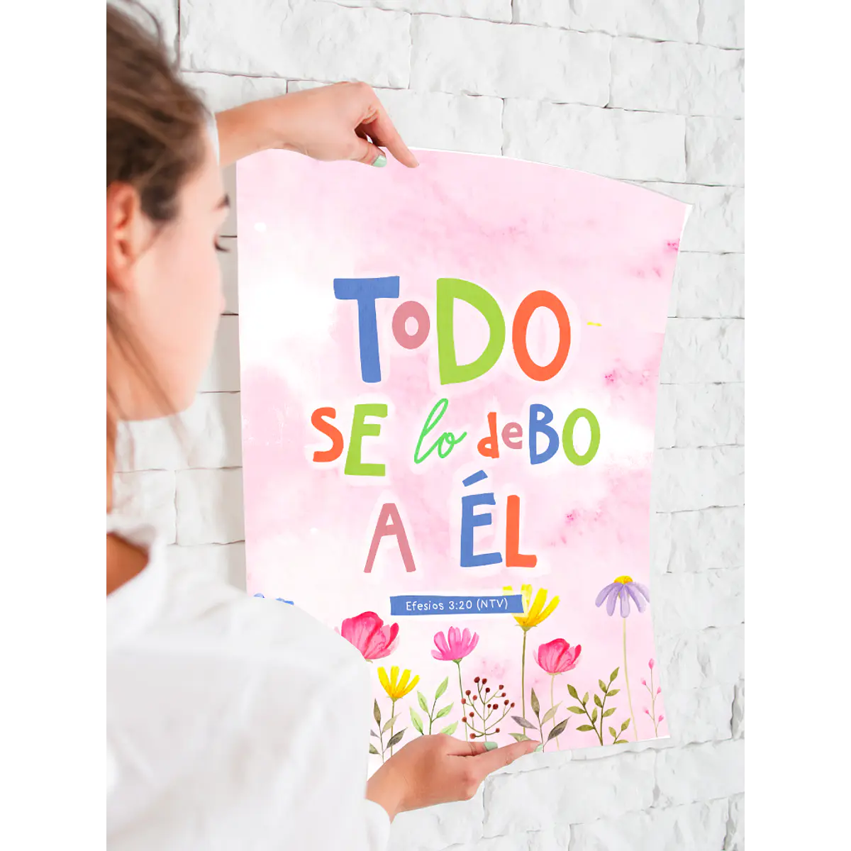Lámina Todo se lo debo a Él