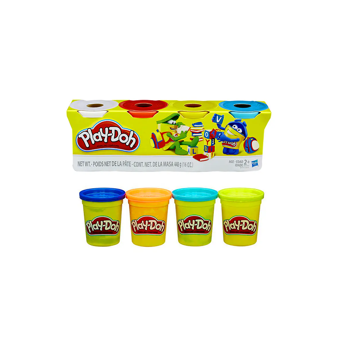 Play-Doh 4 Pack Colores Hasbro B5517