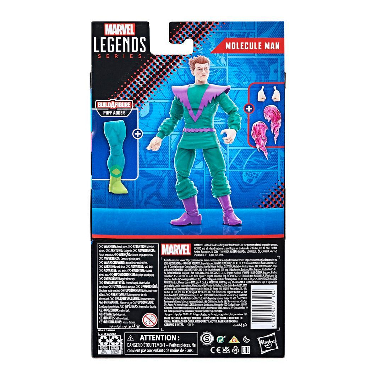 Figura Fan Marvel Legends Series Molecule Man F6612