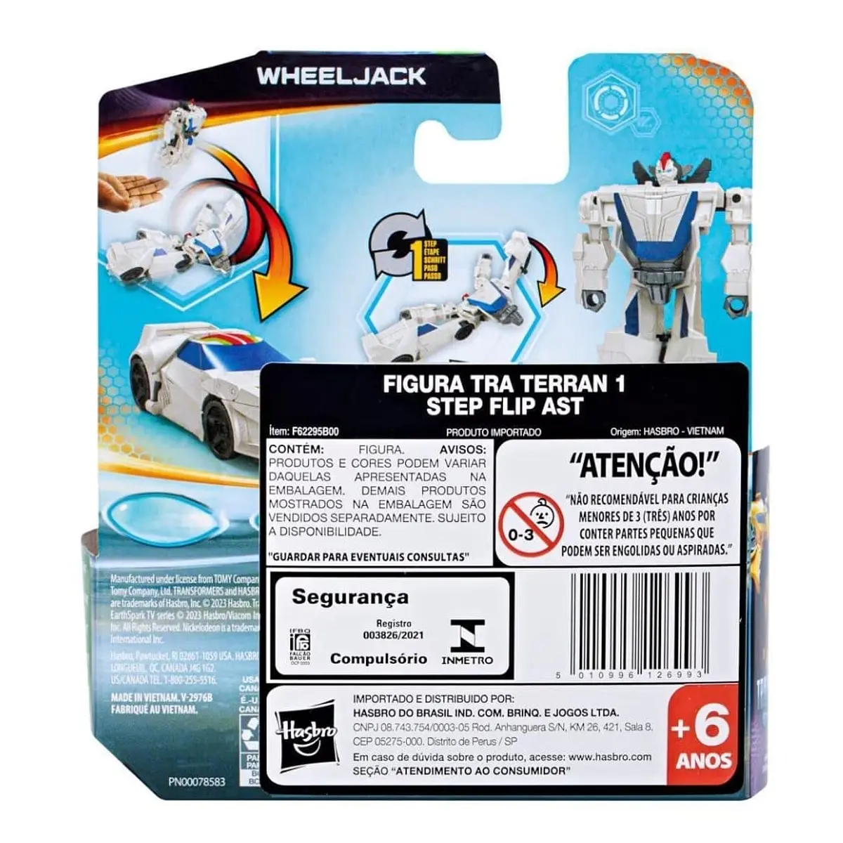 Wheeljack Transformers EarthSpark 1-Step Flip Changer Hasbro