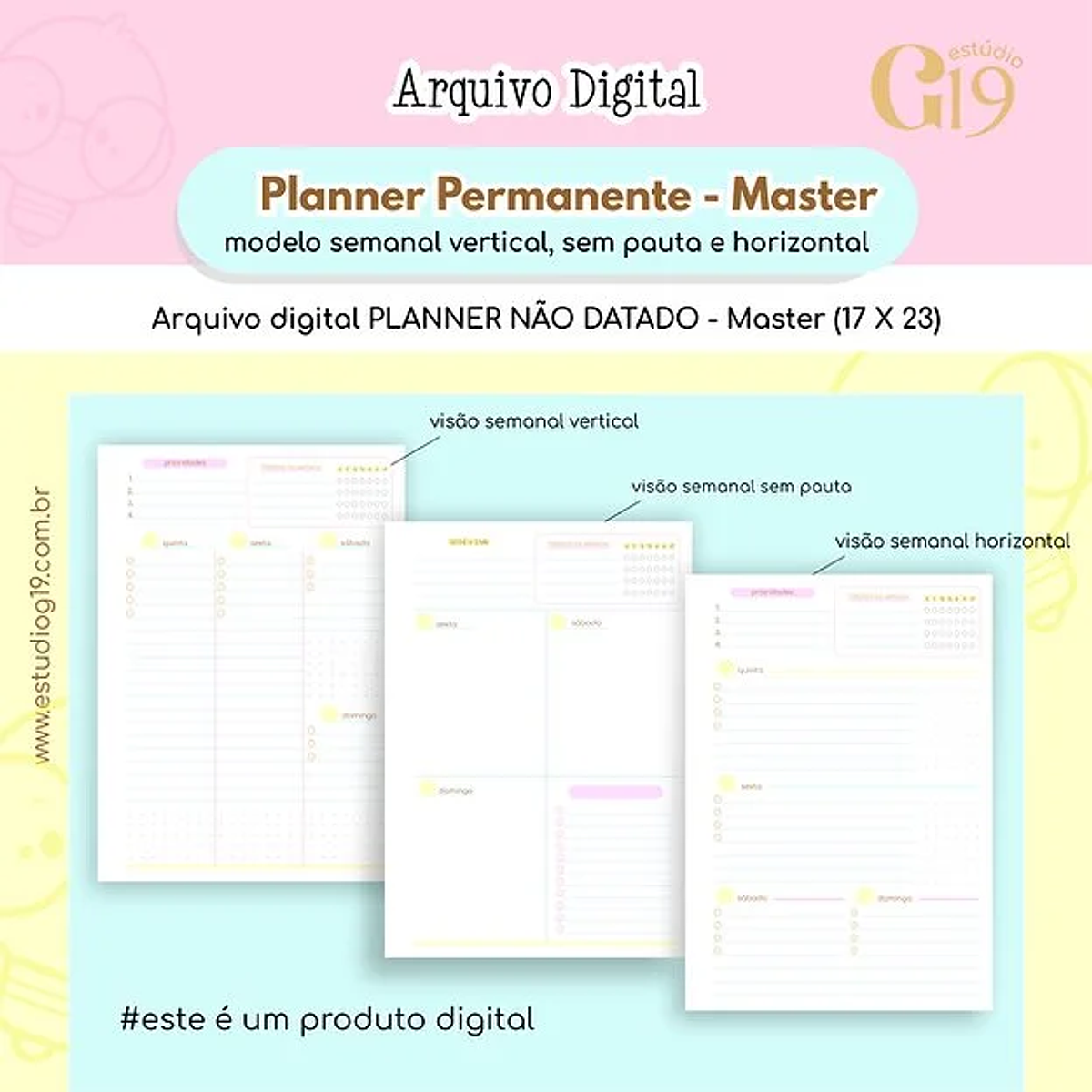 MIOLO Planner Master Permanente (Estudio G19)
