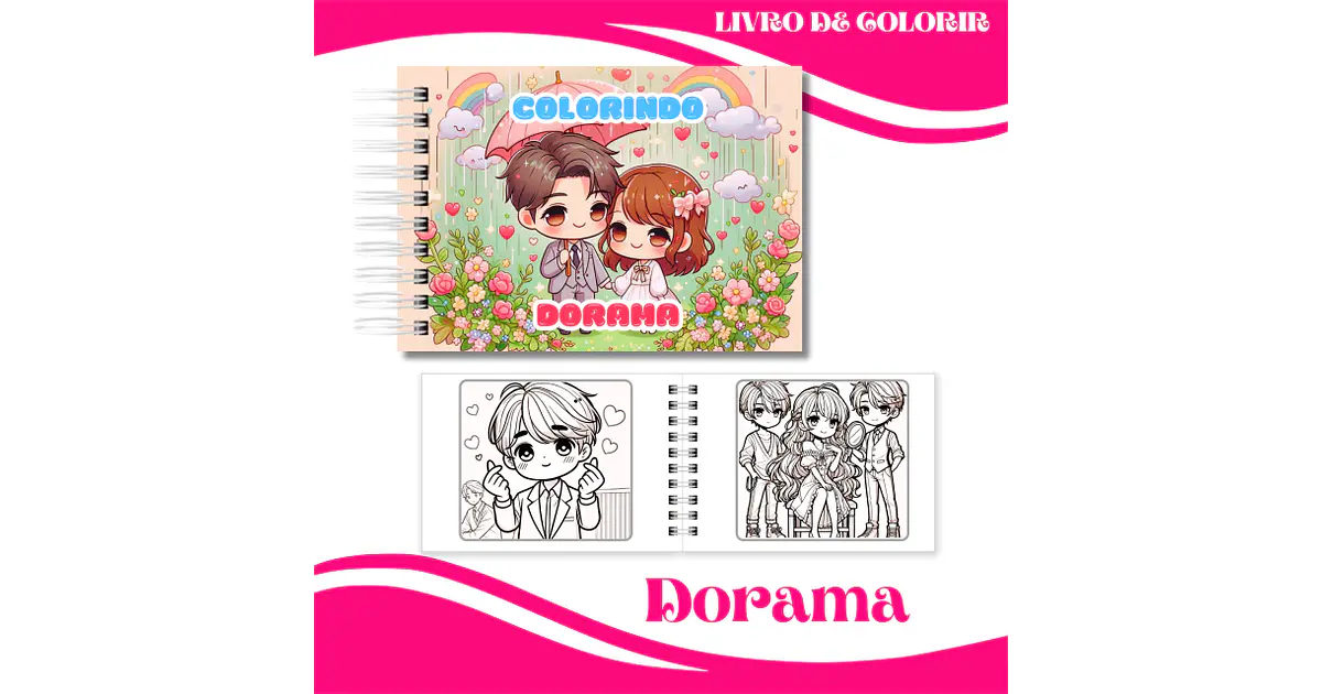 Arquivo Livro de Colorir Dorama - Van Criações