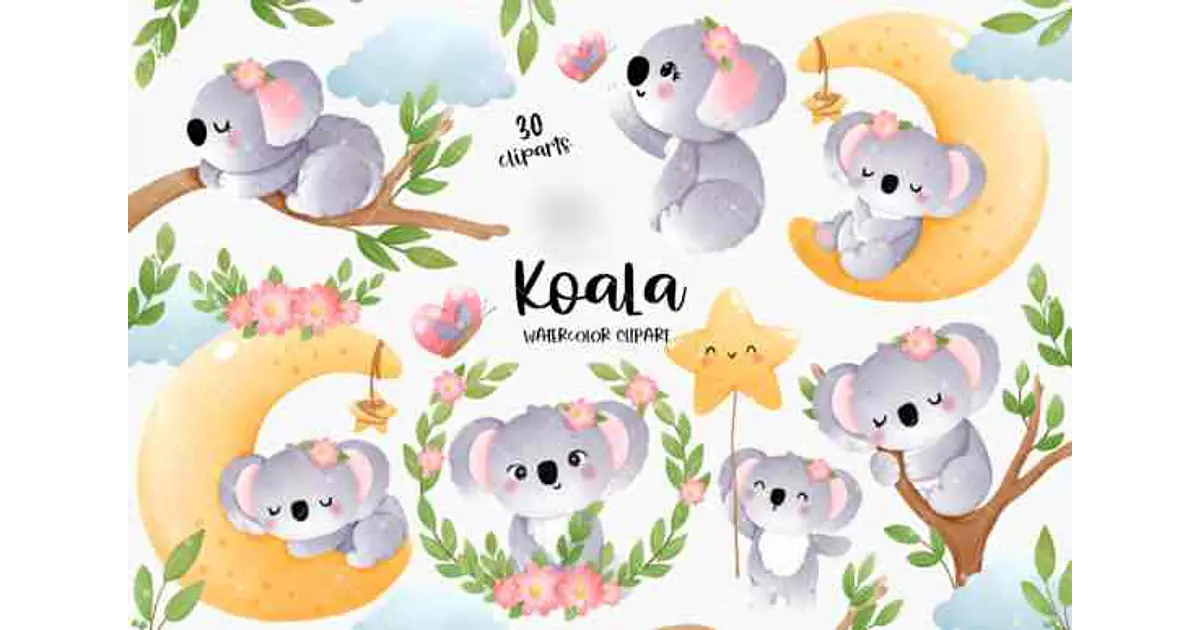 Arquivo Kit Digital Coala Baby - CHONNIE ART