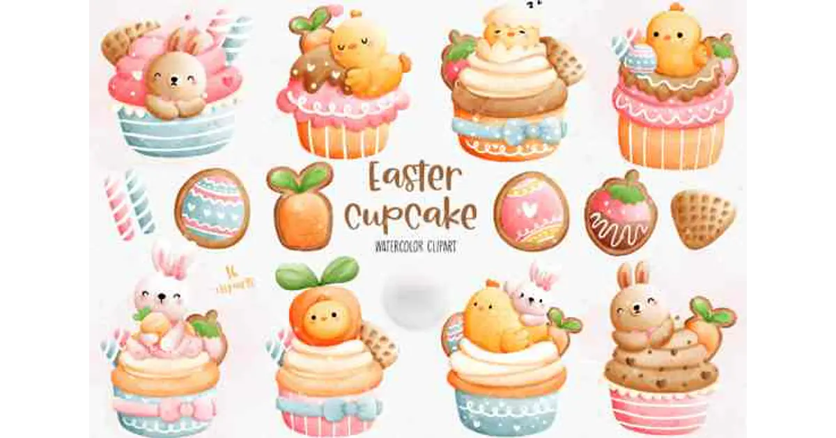 Arquivo Kit Digital CupCake - CHONNIE ART