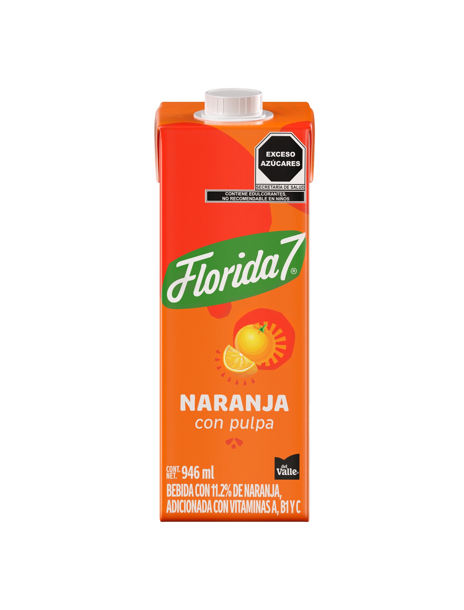 Florida 7 Naranja 946ml Tetra 1P