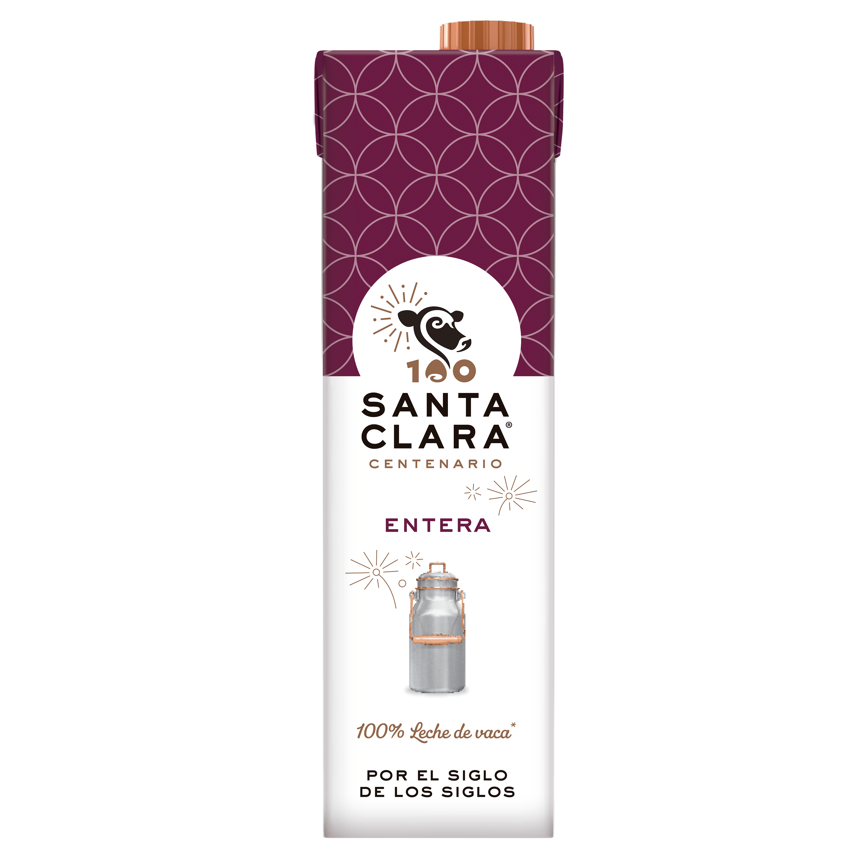 Leche Santa Clara Entera 1L- 3 piezas