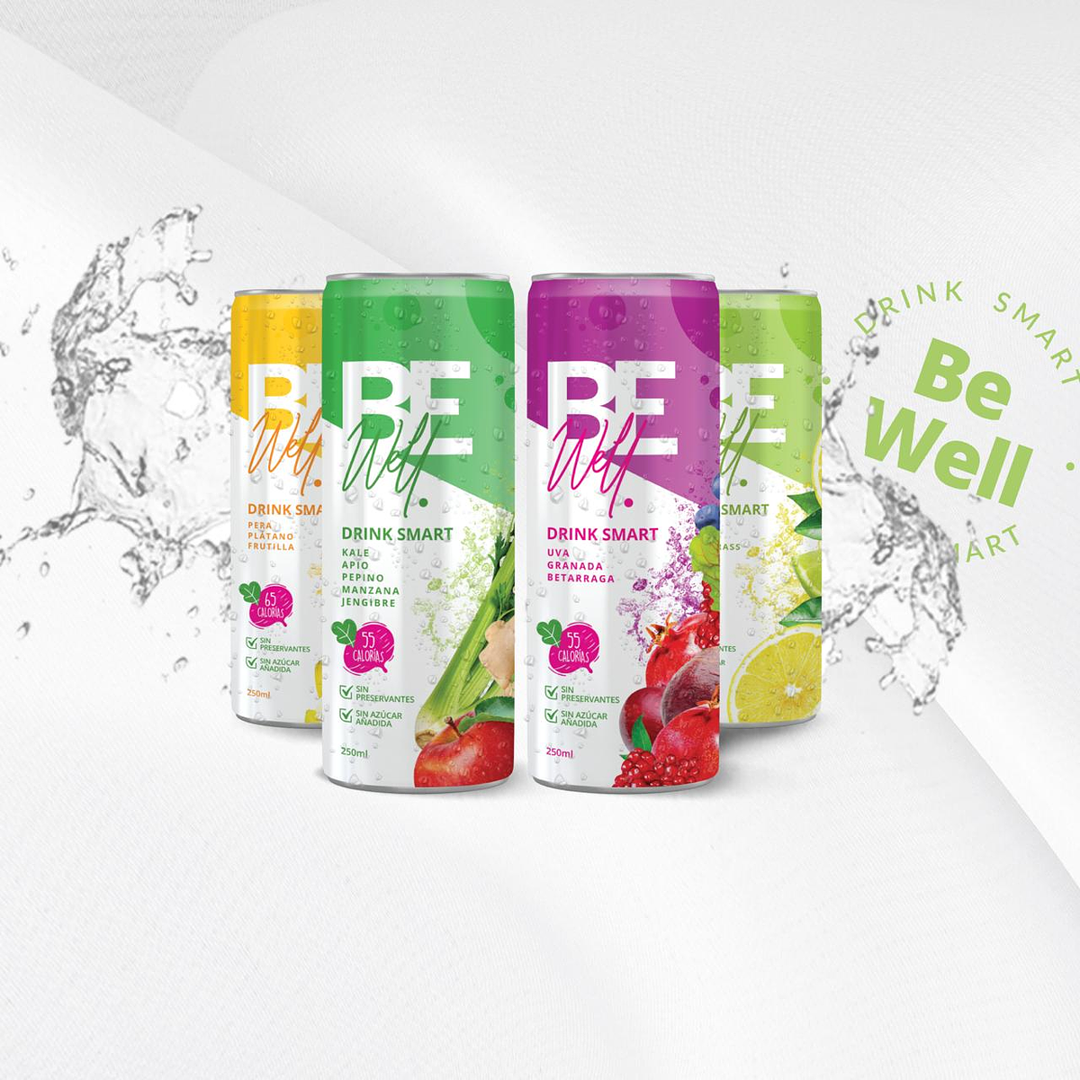 Be Well Mix Display x 24 unidades (6 c/sabor)