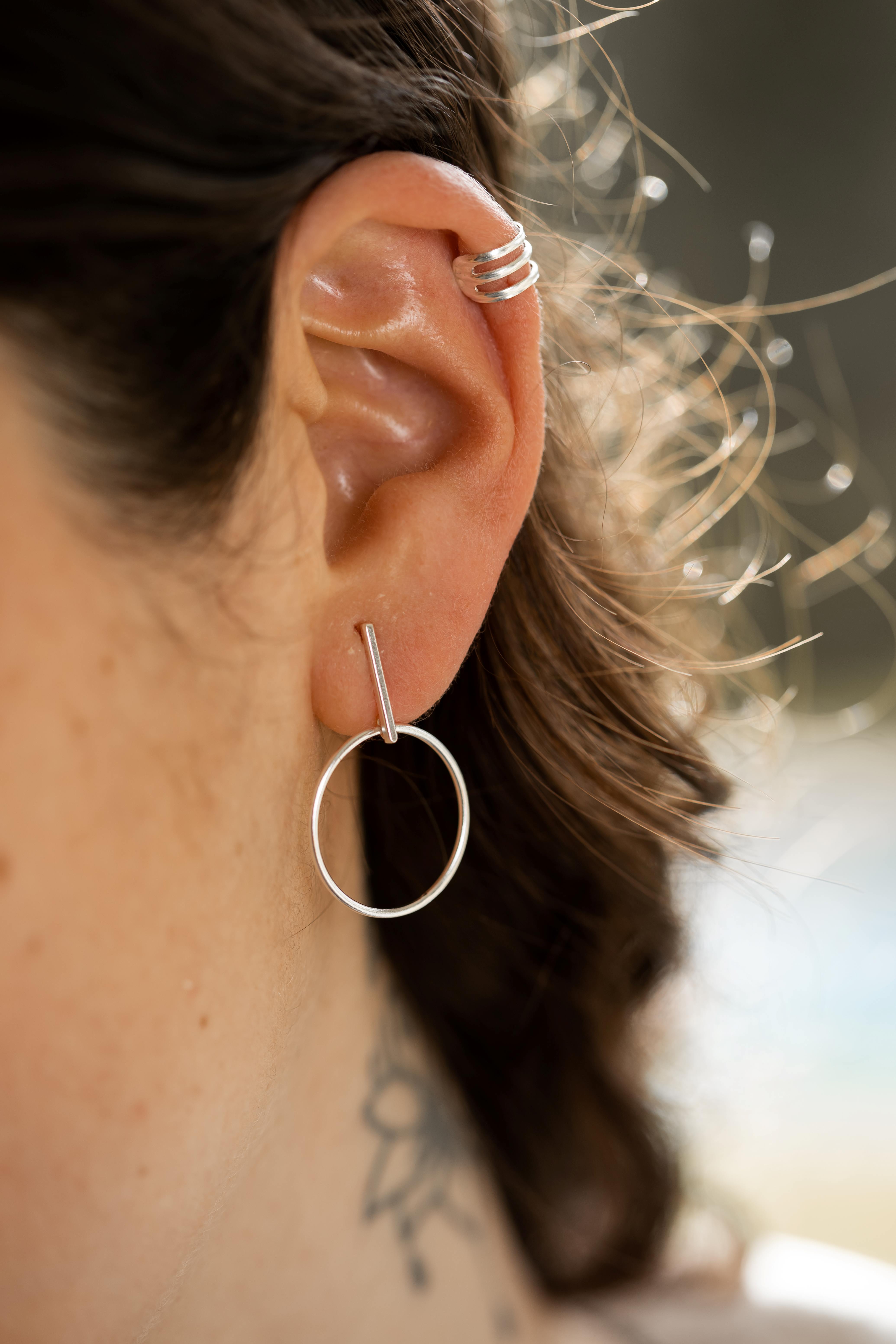 Ear Cuffs Tres líneas