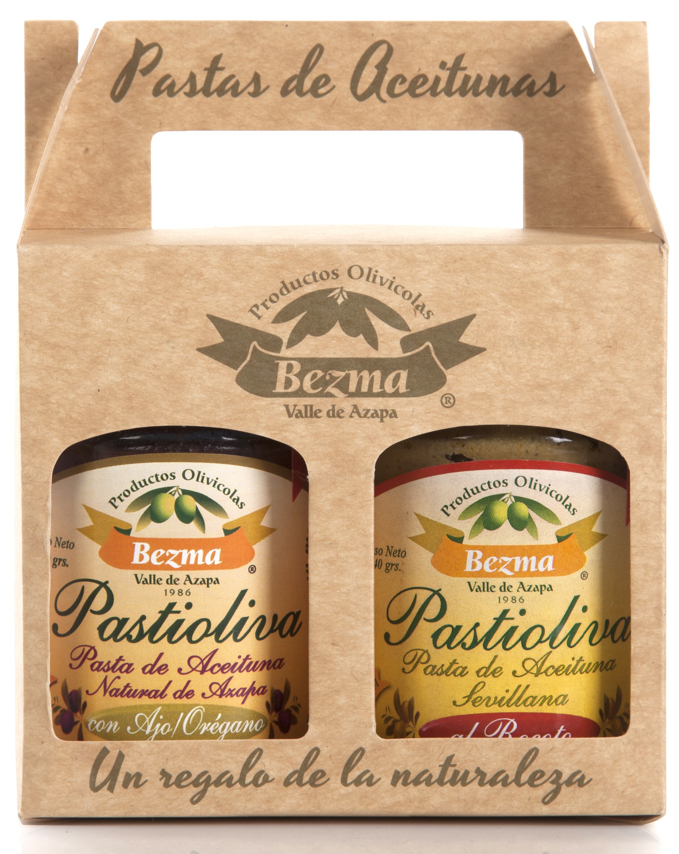 Pack Pastiolivas Natural ajo oregano - Sevillana con Rocoto | Bezma