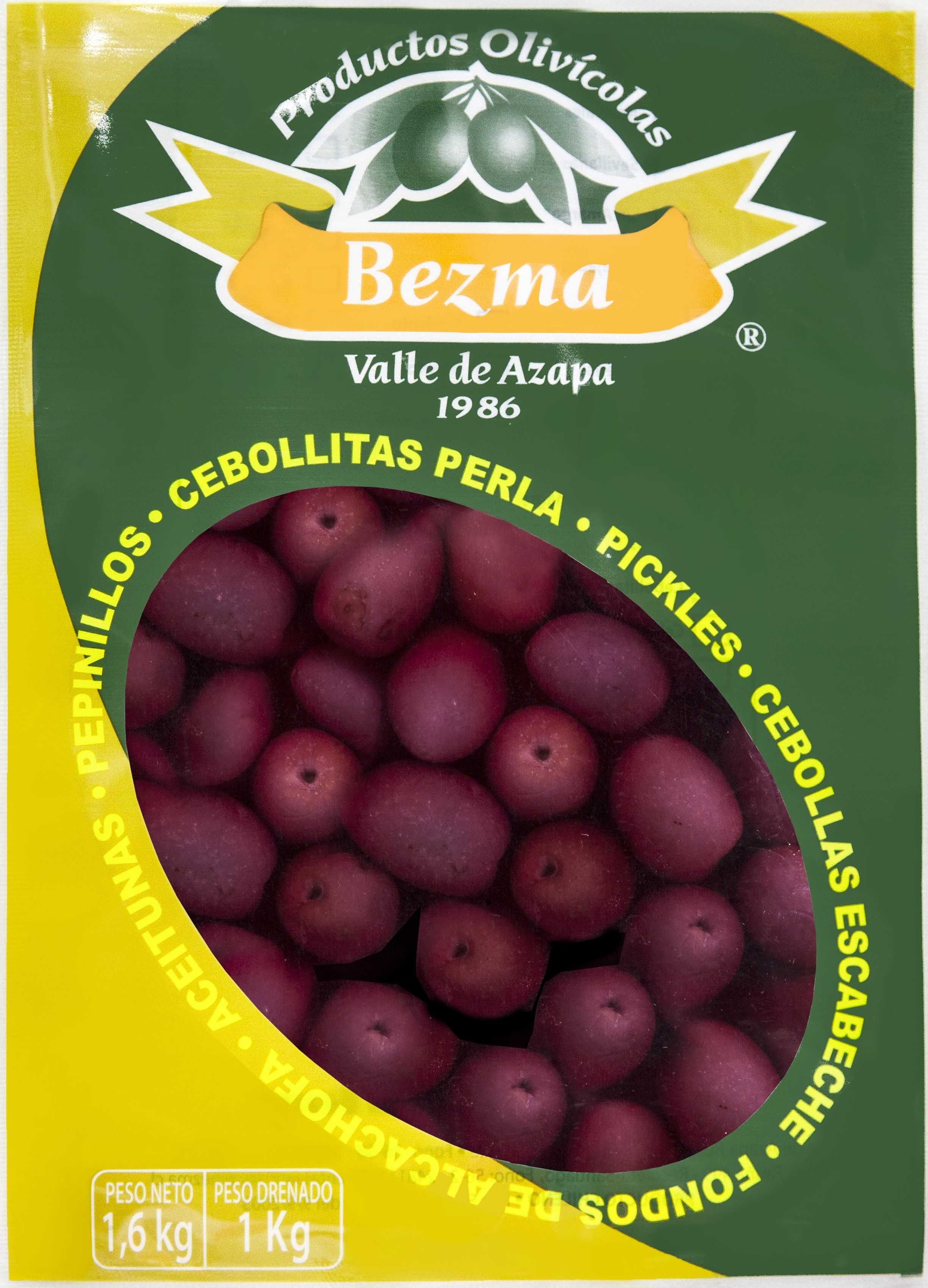 Aceitunas Naturales Bolsa de 1 Kg Calibre 90-110 | Bezma